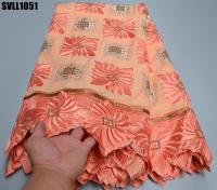 China High quality wedding dress swiss voile 100% cotton lafaya lace african French Lace Fabric women clothing kanuri dressing for sale