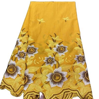 China 2023 Newest design swiss voile lace good quality swiss voile cotton lace fabric beautiful swiss voile lace for wedding for sale