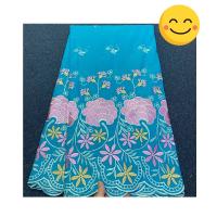 China Latest soft and comfortable cotton fabric high quality very durable designs swiss voile lace for African style for sale
