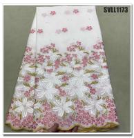 China 2023 Newest design swiss voile lace good quality swiss voile cotton lace fabric beautiful swiss voile lace for wedding for sale