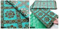 China latest cord lace in embroidered fabric quipure lace fabric with colorful stones elegant women dress for party and show for sale