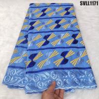 China The newest handcut swiss voile lace high quality 100% cotton embroidered lace cotton fabric for women dressing for sale
