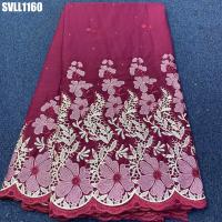 China New arrivals 100%cotton fabric high quality embroidered swiss lace very soft African cotton lacefor women dress for sale