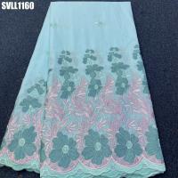China New arrivals 100%cotton fabric high quality embroidered swiss lace very soft African cotton lacefor women dress for sale