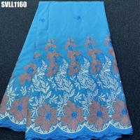 China New arrivals 100%cotton fabric high quality embroidered swiss lace very soft African cotton lacefor women dress for sale