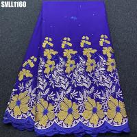 China New arrivals 100%cotton fabric high quality embroidered swiss lace very soft African cotton lacefor women dress for sale