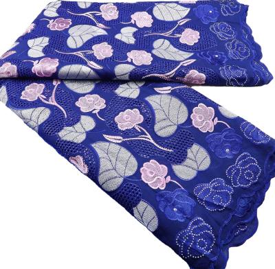 China 2023 Newest design swiss voile lace good quality swiss voile cotton lace fabric beautiful swiss voile lace for wedding for sale