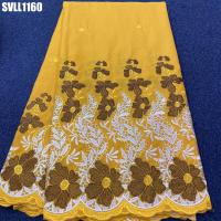 China 2023 Newest design swiss voile lace good quality swiss voile cotton lace fabric beautiful swiss voile lace for wedding for sale