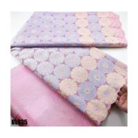 China lafaya lace african  top quality swiss voile Silky Korean Cotton  lace fabric for sale