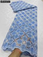 China High quality soft watersoluble milk silk cord lace fabric white chiffon cutout design guipure lace fabric with stone rhinestones for sale