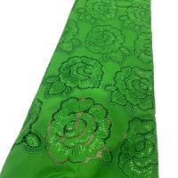 China Good quality  guipure lace water-soluble embroidery fabric with sequins wedding dress Nigerian women clothings Ghana fabric for sale