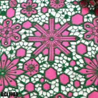 China Milan fashion comfortable guipure lace wedding african lace fabric soft water soluble lace women dress embroidery fabric for sale