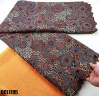China Milan fashion comfortable guipure lace wedding african lace fabric soft water soluble lace women dress embroidery fabric for sale