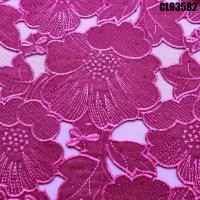 China High quality comfortable guipure lace wedding african lace fabric soft water soluble lace women dress  Nigerian embroidery fab for sale