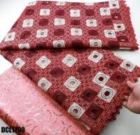 China Good quality comfortable guipure lace wedding african lace fabric  water soluble lace women dress  Nigerian embroidery fabric for sale