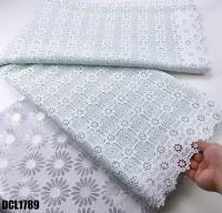 China Newest Wedding dress Cord Fabric water soluble lace Nigerian women embroidery fabric comfortable guipure lace Senegal dress for sale