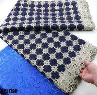China Newest Wedding dress Cord Fabric water soluble lace Nigerian women embroidery fabric comfortable guipure lace Senegal dress for sale
