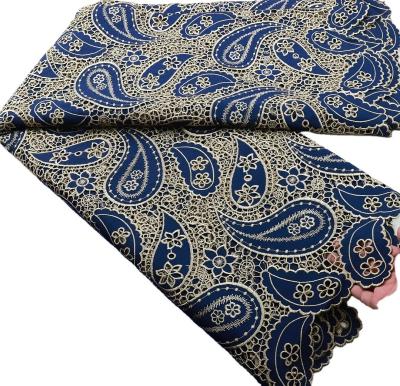 China Wholesale factory price African Lace womens clothing lace swiss voile for senegal party & wedding dress guipure lace fabric for sale