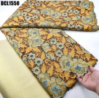 China fashion fabric african attire soft and nice silk african design for lady bridal lace wedding dress embroidery indonesia  fabric for sale