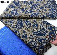 China Exquisite navy blue African Cord Lace Fabric Chiffon Embroidery Senegal Guipure Lace wedding bridal dress Dubai lace for sale