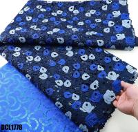 China 2023 Hot Sell Design Sample Guipure lace Fabric African Lace Fabric for Senegal Dakar and Ghana Lace Fabric for Wedding Dress for sale