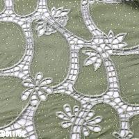 China embroidered fabric for ladies african lace fabric silk african design for lady bridal lace wedding dress embroidery indones for sale