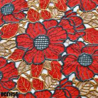 China embroidery fabric  african attire soft and nice silk african design for lady bridal lace wedding dress embroidery indones for sale
