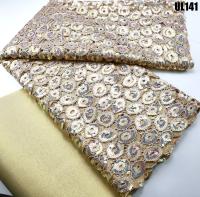 China wholesale african lace fabric african design for lady bridal lace wedding dress embroidery indonesia lace fabric for sale