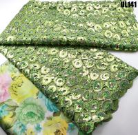 China wholesale african lace fabric african design for lady bridal lace wedding dress embroidery indonesia lace fabric for sale