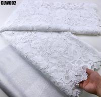 China wholesale muslin fabric guipure embroidery lace fabric for senegal party & wedding dress guipure lace fabric african for sale