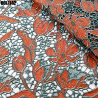 China clothes material fabric african attire soft and nice silk african design for lady bridal lace wedding dress embroidery indones for sale