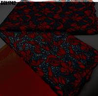China clothes material fabric african attire soft and nice silk african design for lady bridal lace wedding dress embroidery indones for sale