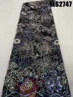 China 2023 High Quality Friendly lace with sequins fabric selling for african market for sale