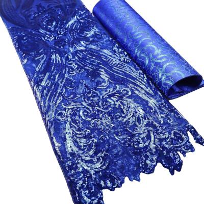 China Supoo Tulle Lace with Sequins Fabric The Perfect Addition to African Market Parties for sale