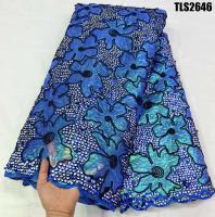 China Fancy Sequin Embroidery Mesh French African Lace Fabric for Ceremony Dress Abaya Dubai for sale
