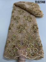 China 2023  Supoo  Latest fashion wholesale price beautiful french lace with sequins for sale