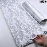 China New style  colorful clothing dubai sequins lace african lace for wedding boubou senegalais for sale