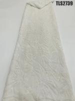 China african lace fabric sequins lace embroidery fabric net tulle lace for wedding dress clothing fabric for sale