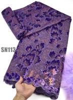 China 2021 Senegal embroidery french lace fabric nigerian tulle french lace for sale