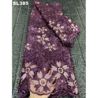 China New embroidery net lace africa nigeria lace fabric embroidery designs for sale