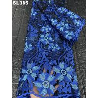 China New embroidery net lace africa nigeria lace fabric embroidery designs for sale