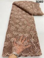 China Wholesale price french net lace african bridal lace Austria wedding dress mesh fabric for party women clothes for sale