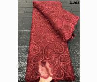 China Wholesale price tulle mesh 3D embroidery flower fabric with beads and sequins design for party for sale