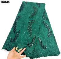 China 2023 Cheap pink tulle lace nigerian net lace fabric for dress french lady dress wedding bridal lace fabric for sale