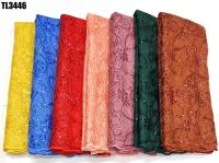 China Hot selling embroidered tulle lace net lace african lace fabric for sale