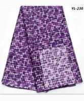 China New designs wholesales price french lace dubai new sample high quality african tulle lace fabric for party for sale