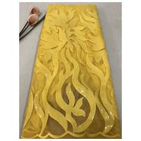 China Beautiful sequins lace fabric embroidery french lace fabric for wedding tulle white lace fabric for women Austria clothing for sale