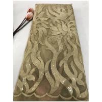 China Beautiful sequins lace fabric embroidery french lace fabric for wedding tulle white lace fabric for women Austria clothing for sale