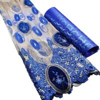 China High quality velvet mix tulle lace with velvet with stones heavy african lace fabrics for fabrics for sale