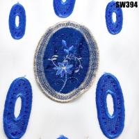 China High quality velvet mix tulle lace with velvet with stones heavy african lace fabrics for fabrics for sale